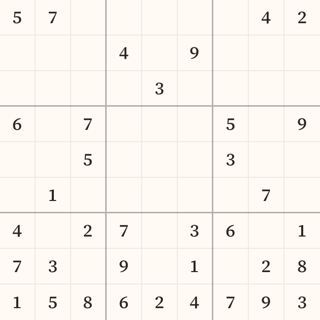 Past puzzles by date - Sudoku - Peak Puzzle